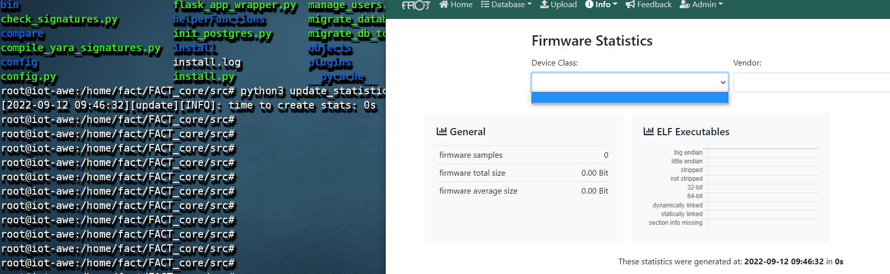 Run the update_statistic program. · Issue #853 · fkie-cad/FACT_core · GitHub