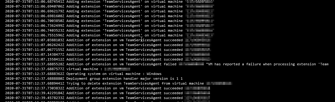 Azure Pipeline Installation Failing With The Extension Failed To Execute Agent Configuration