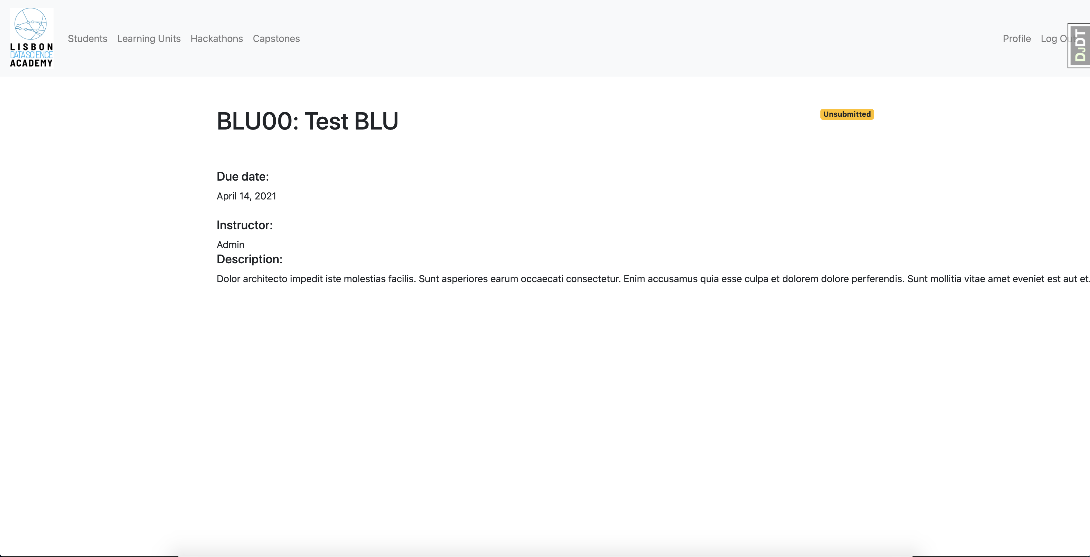 Learning unit descriptions in students view don't have width limit · Issue #20 · LDSSA/portal ...