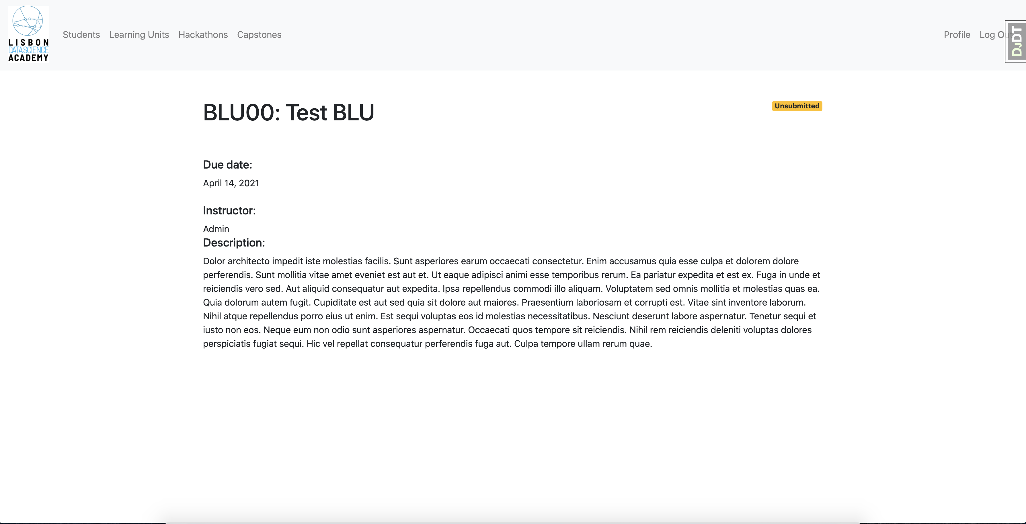 Learning unit descriptions in students view don't have width limit · Issue #20 · LDSSA/portal ...
