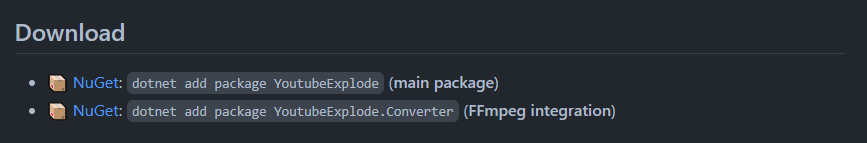 YoutubeExplode.Convert can't be used · Issue #608 · Tyrrrz/YoutubeExplode · GitHub