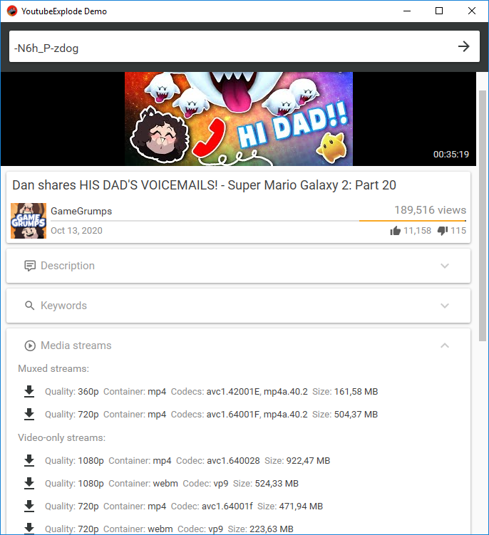 Having an issue downloading a fully playable video? · Issue #456 · Tyrrrz/YoutubeExplode · GitHub