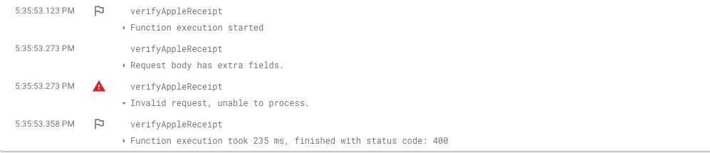Can't request, it shows 'Invalid request, unable to process.' and return 'Bad Request' · Issue ...