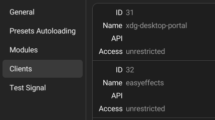 EasyEffects doesn't detect input or output devices · Issue #1614 · wwmm/easyeffects · GitHub