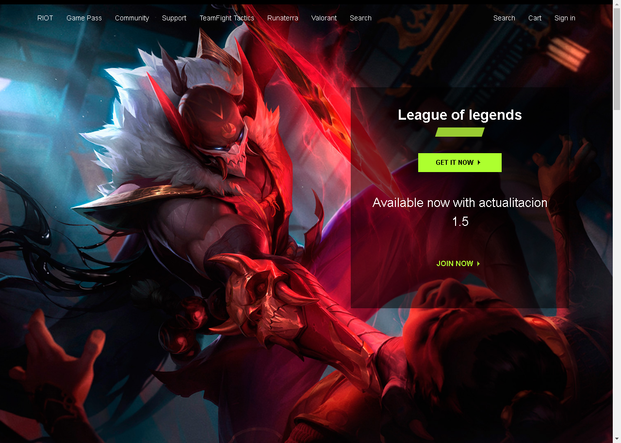 GitHub - Ventine/leagueoflegendWeb