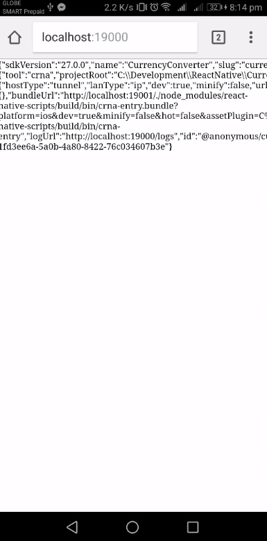could not load exp://ipaddres+port · Issue #81 · expo/create-react-native-app · GitHub
