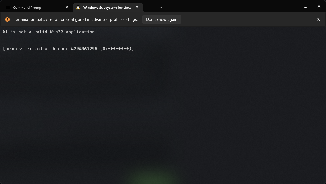 `%1 is not a valid Win32 application.` when trying to start WSL · Issue #8316 · microsoft/WSL ...