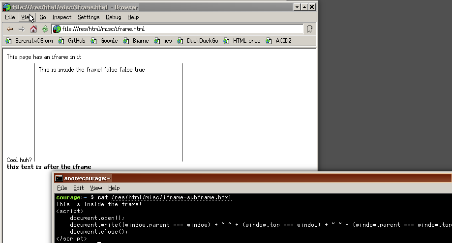 LibWeb: window.top / window.parent are broken · Issue #12917 ...