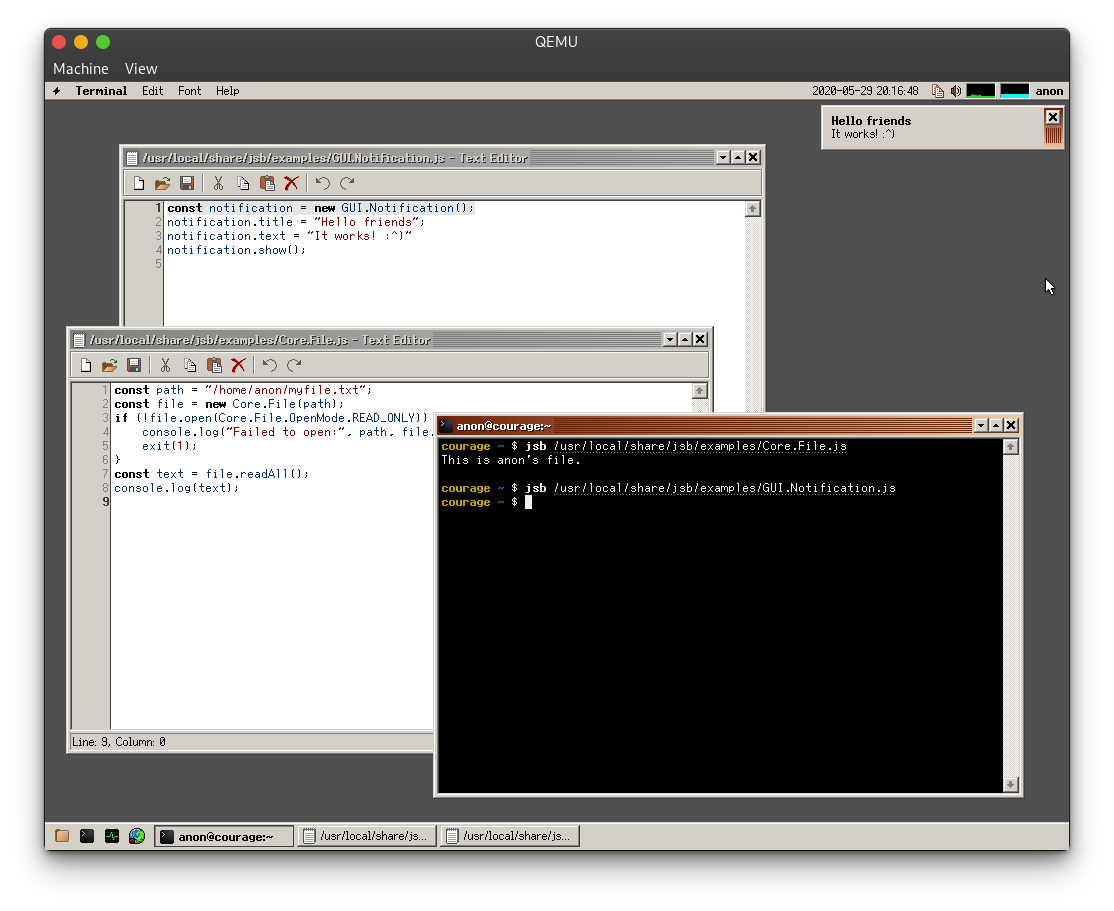 Desktop LibJS runtime and LibGUI bindings · Issue #1558 · SerenityOS/serenity · GitHub