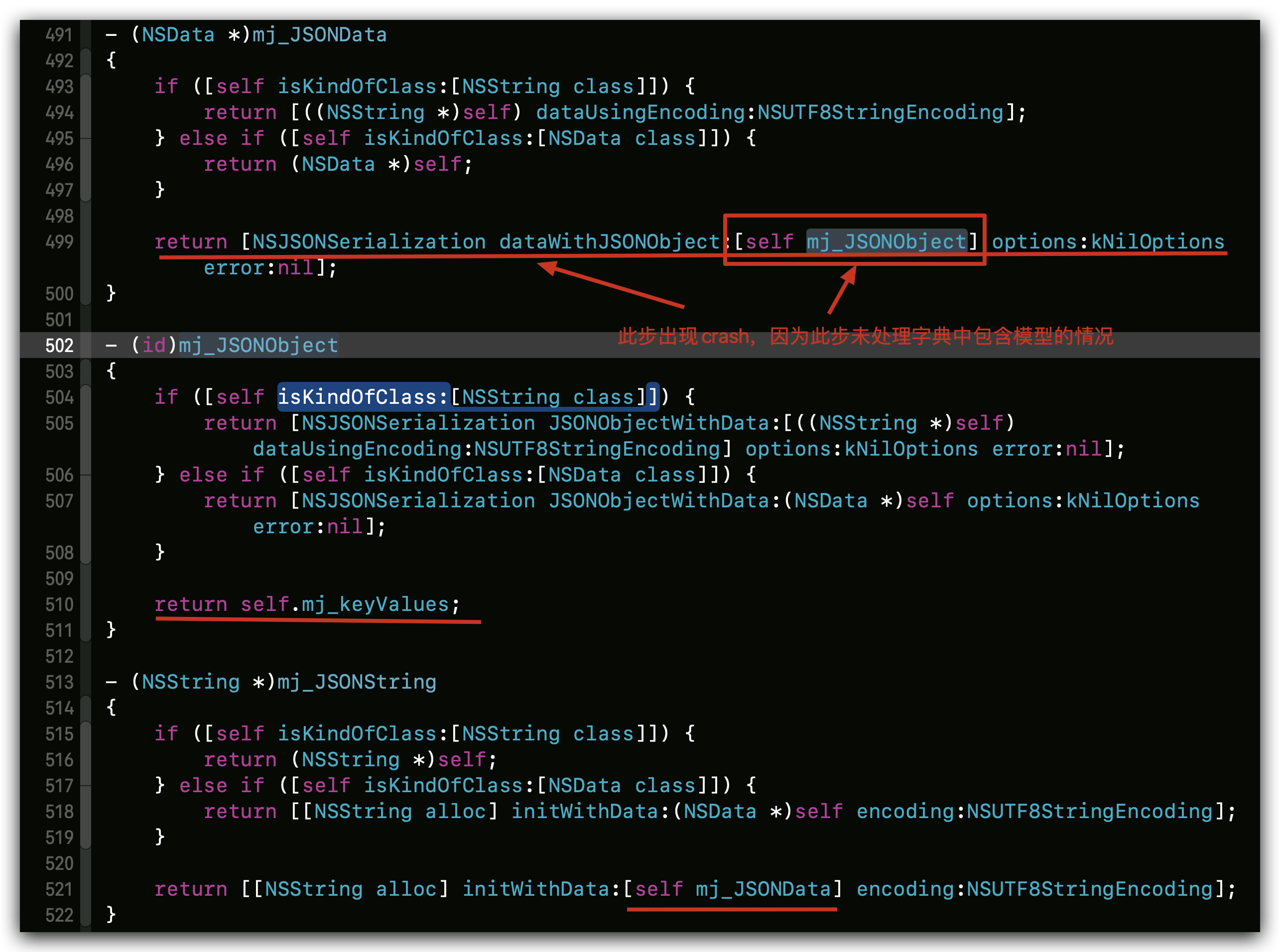 字典 转 Jsonstring Crash · Issue 841 · Codermjleemjextension · Github 7440