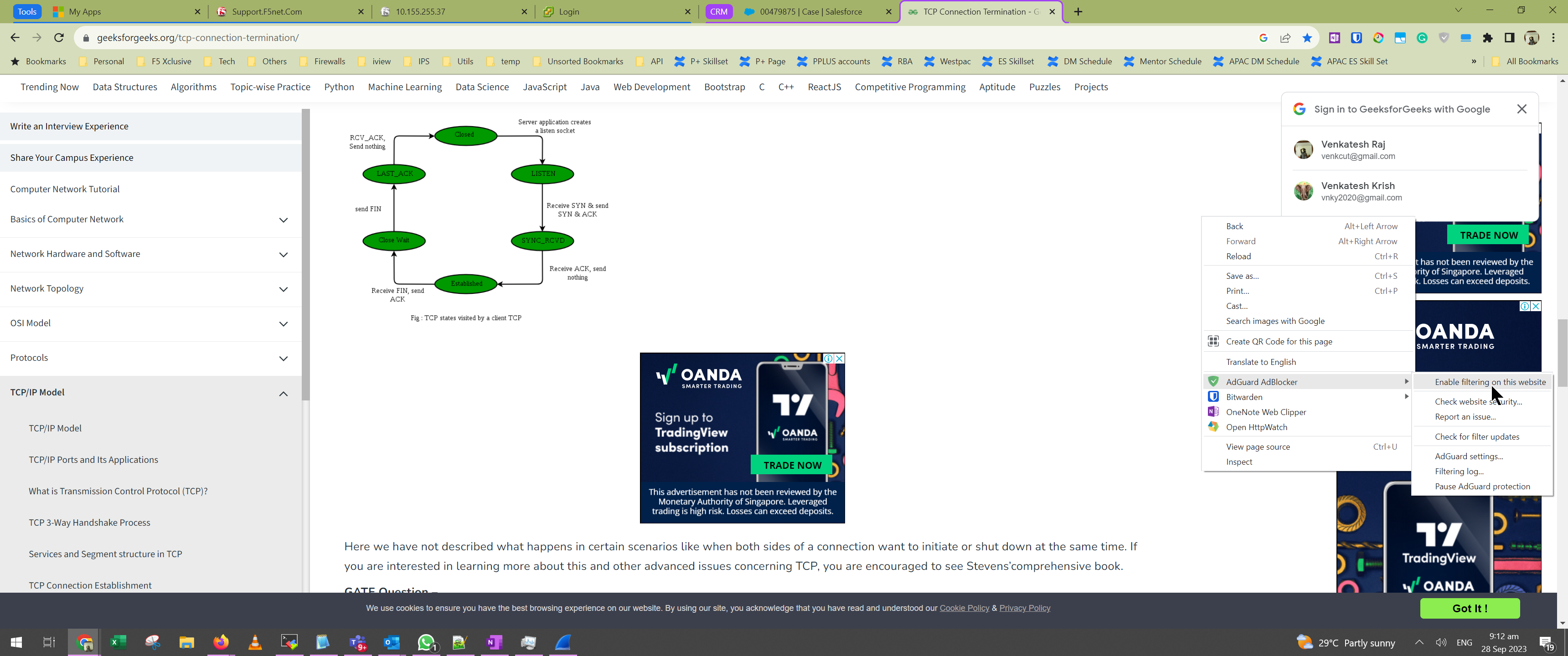 AdGuard v4.2.168 fails to block ads on geeksforgeeks.org · Issue #2516 ...
