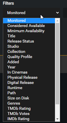 Add custom filter to filter the "Status" of releases · Issue #7124 ...