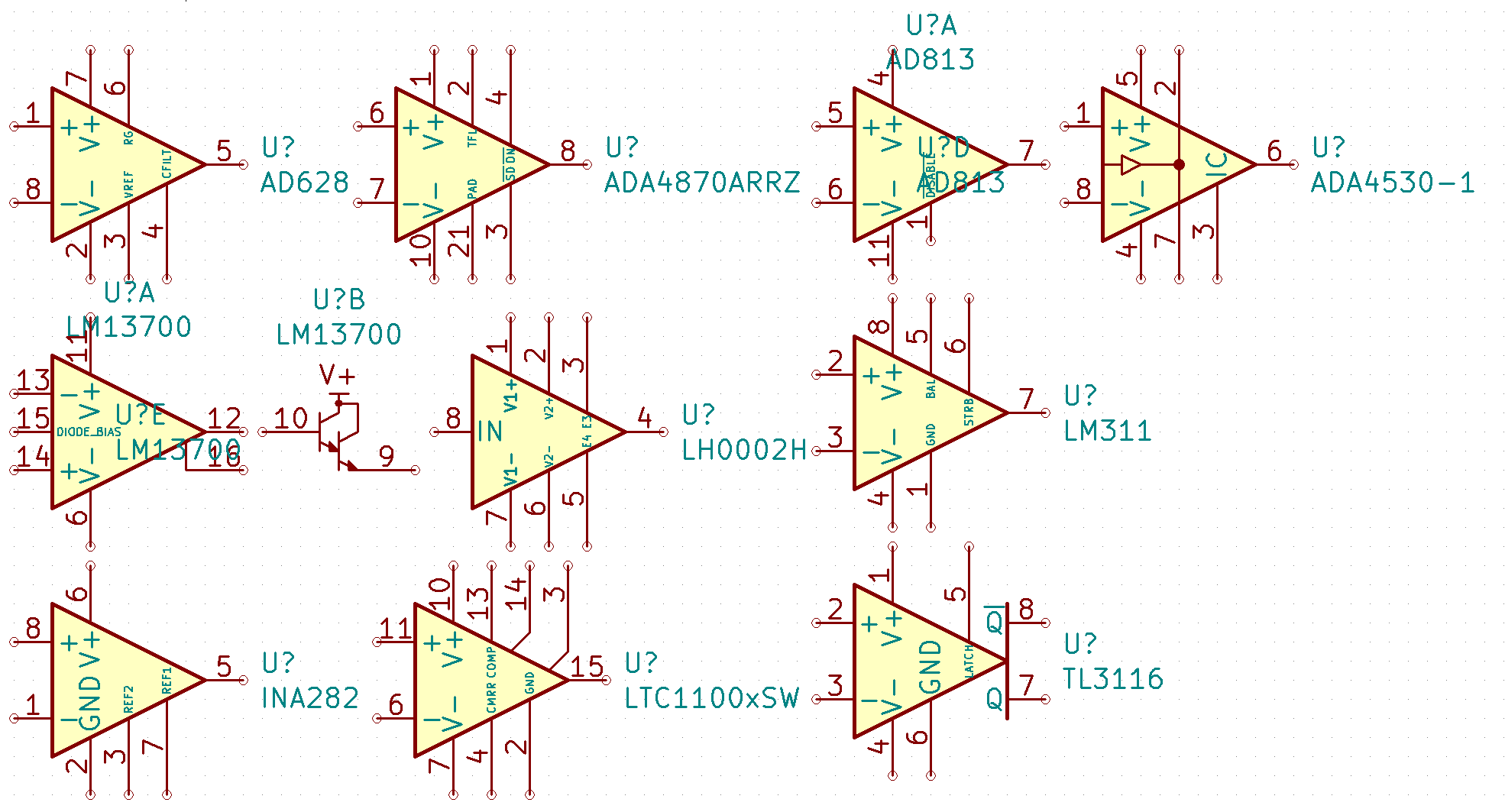 Add pin names to opamps (!747) · Merge requests · KiCad / KiCad ...