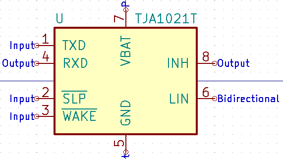 NXP Lin Transceiver TJA1021 RX/TX swapped · Issue #1875 · KiCad/kicad ...