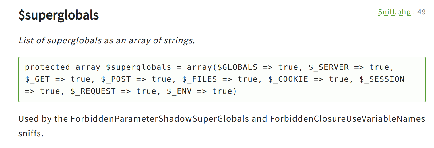 Large arrays in method arguments · Issue #2228 · phpDocumentor/phpDocumentor · GitHub