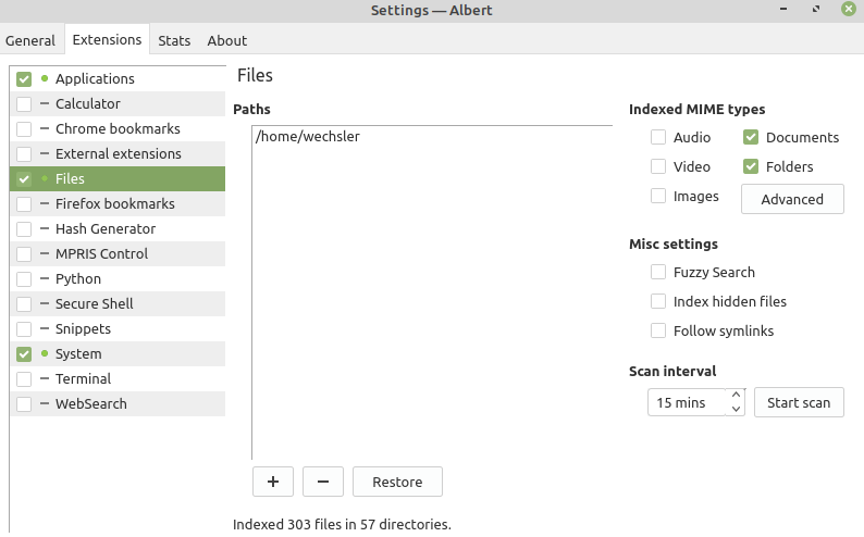 File plugin shows double entries in the results list · Issue #838 · albertlauncher/albert · GitHub