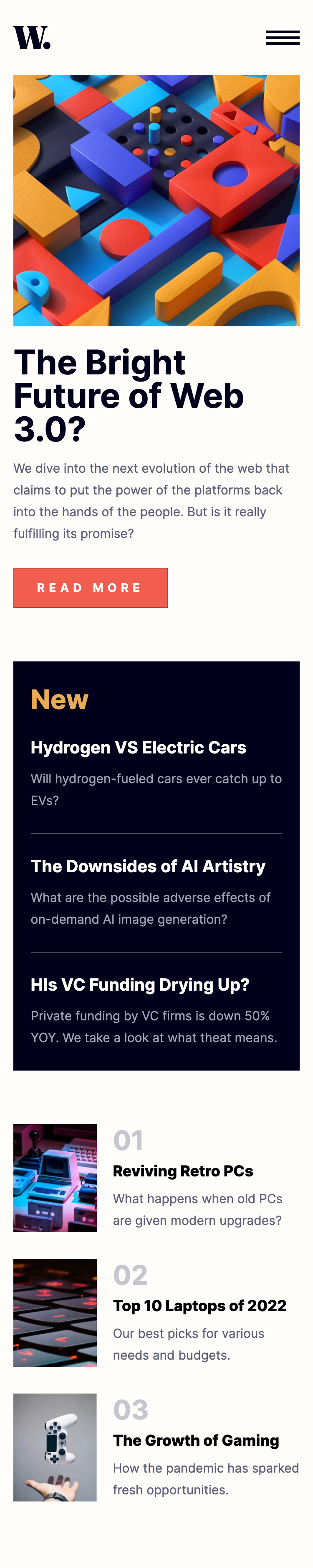GitHub - laoiseearle/news-homepage: Landing page for a news website