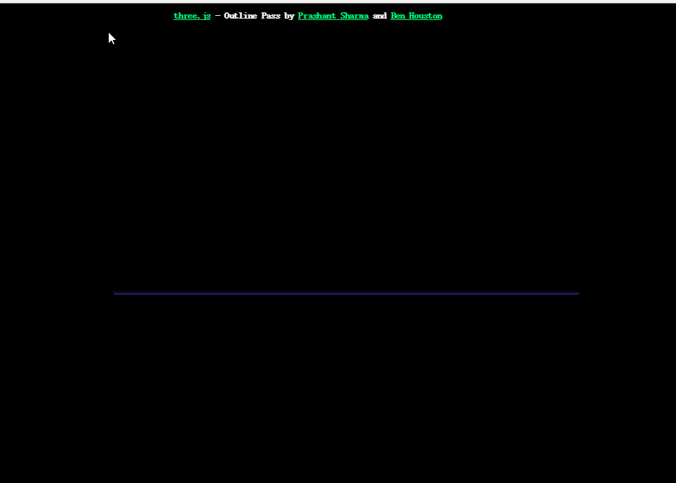 outlinepass An error occurred rendering the line. · Issue #12724 · mrdoob/three.js · GitHub