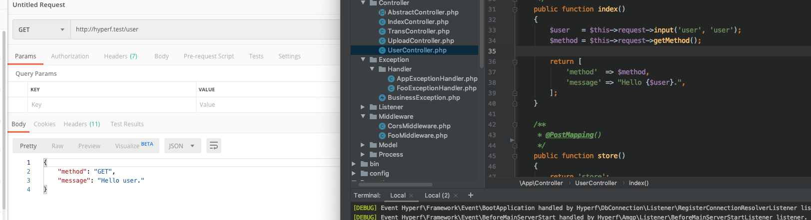 通过注解定义的路由测试有问题[BUG] · Issue #1316 · hyperf/hyperf · GitHub