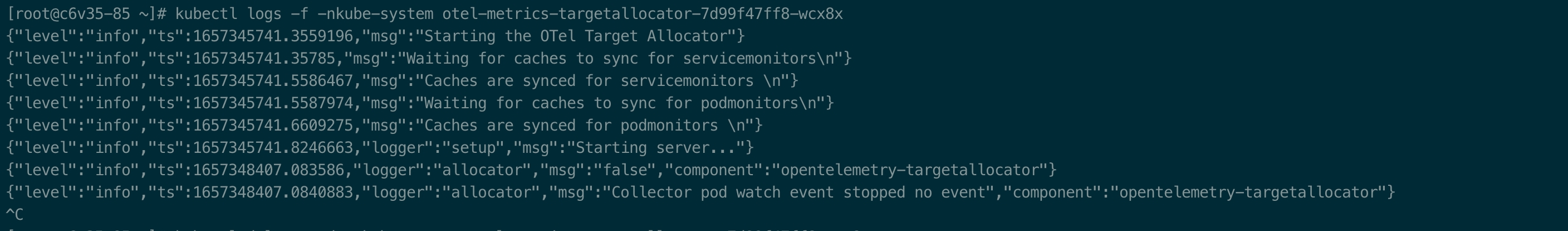 [target-allocator] will assign the target to the old collector · Issue #968 · open-telemetry ...