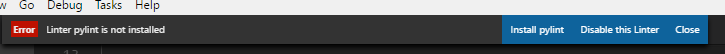It failed to install pylint · Issue #147 · microsoft/vscode-python · GitHub