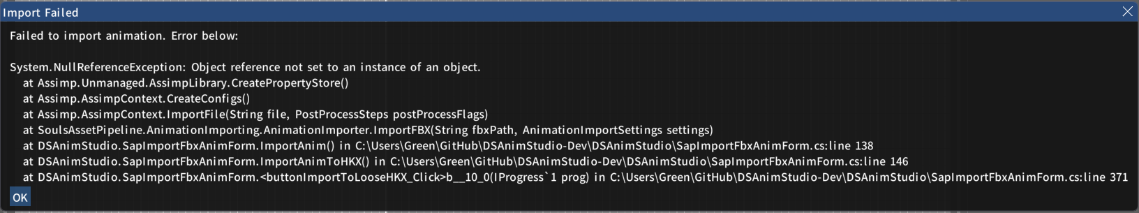 FBX import error · Issue #44 · Meowmaritus/DSAnimStudio · GitHub