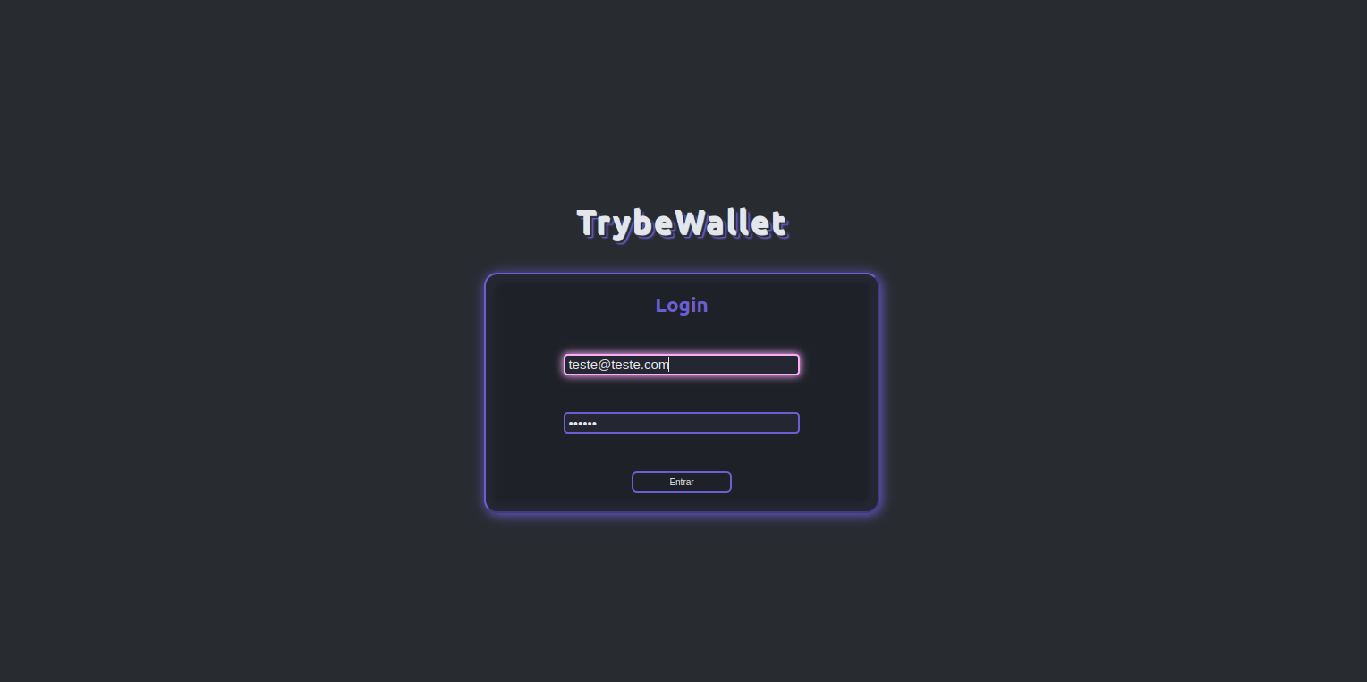 GitHub - IsaacBonfim/16-projeto-trybewallet: Neste projeto, a proposta era integrar o uso do ...