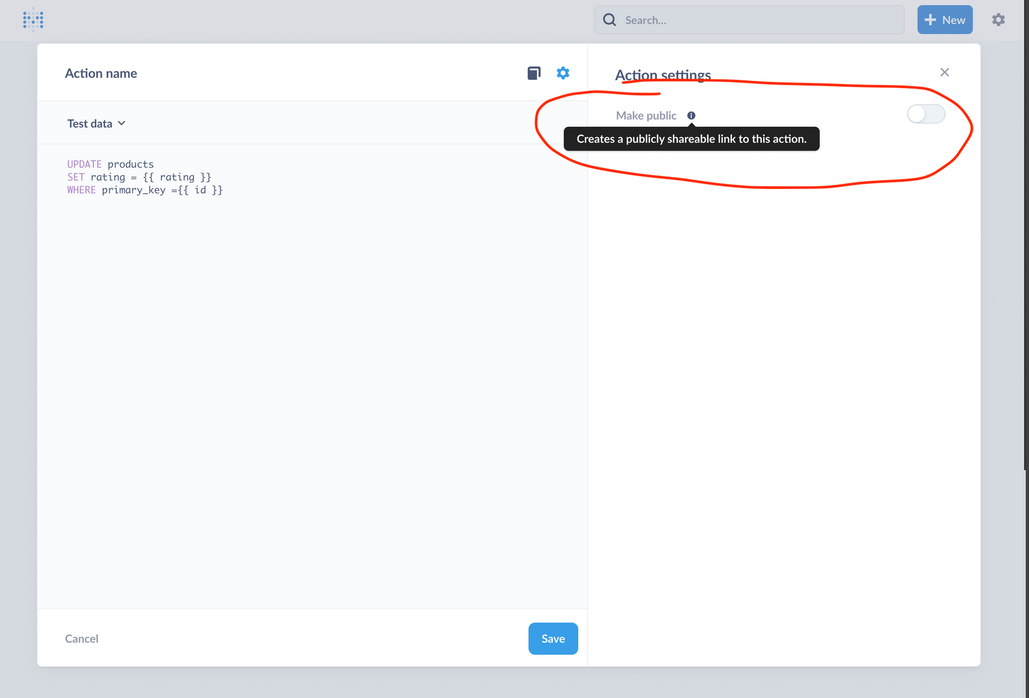 [Epic] Allow actions to be shared via public link · Issue #27626 · metabase/metabase · GitHub