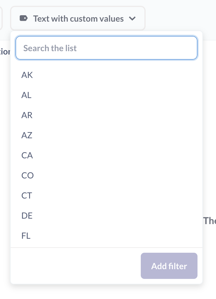 "People can pick" ->multiple values in dashboards and custom dropdown filter don't go together ...