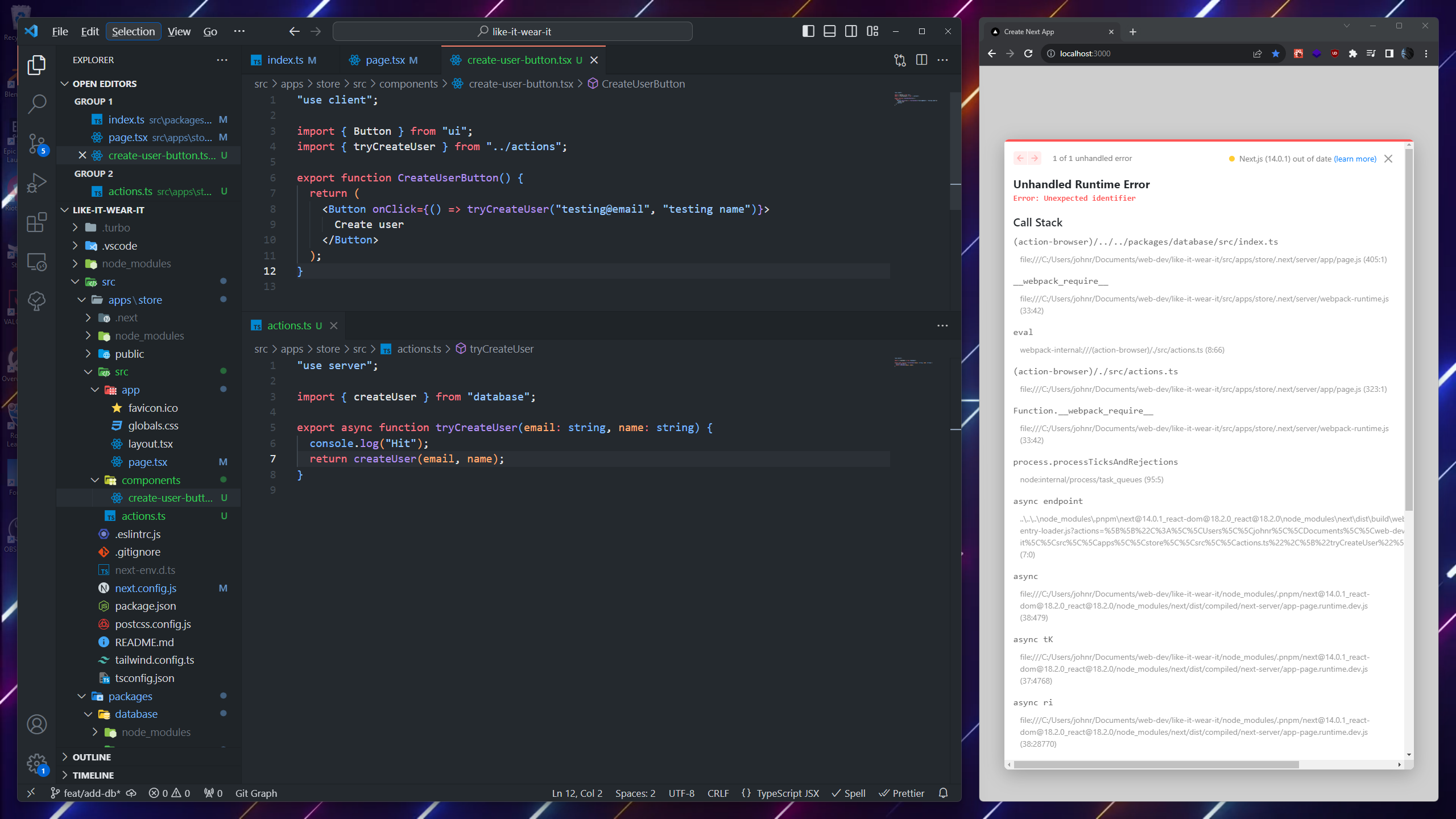 Server Actions Fail to Import Members from Packages in Monorepo ...
