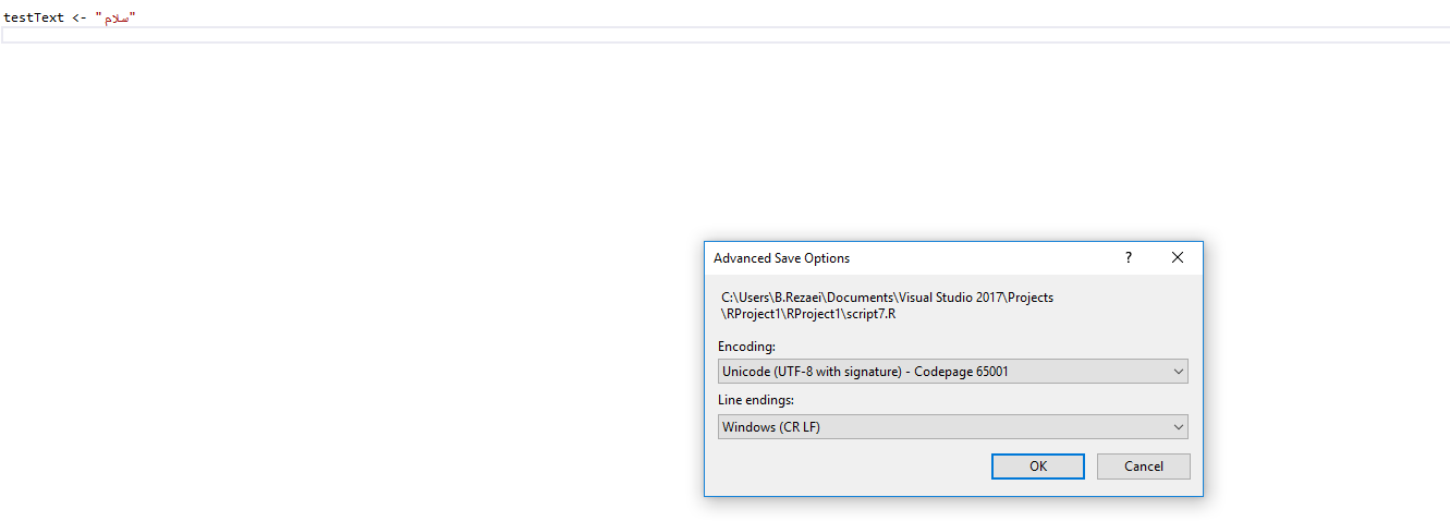 Error with non-English text in .R file · Issue #4197 · microsoft/RTVS · GitHub
