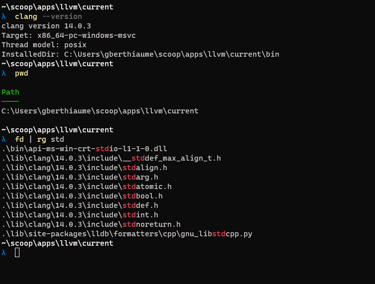 [LLVM] clang 14 do not include · Issue #3606 · ScoopInstaller/Main · GitHub