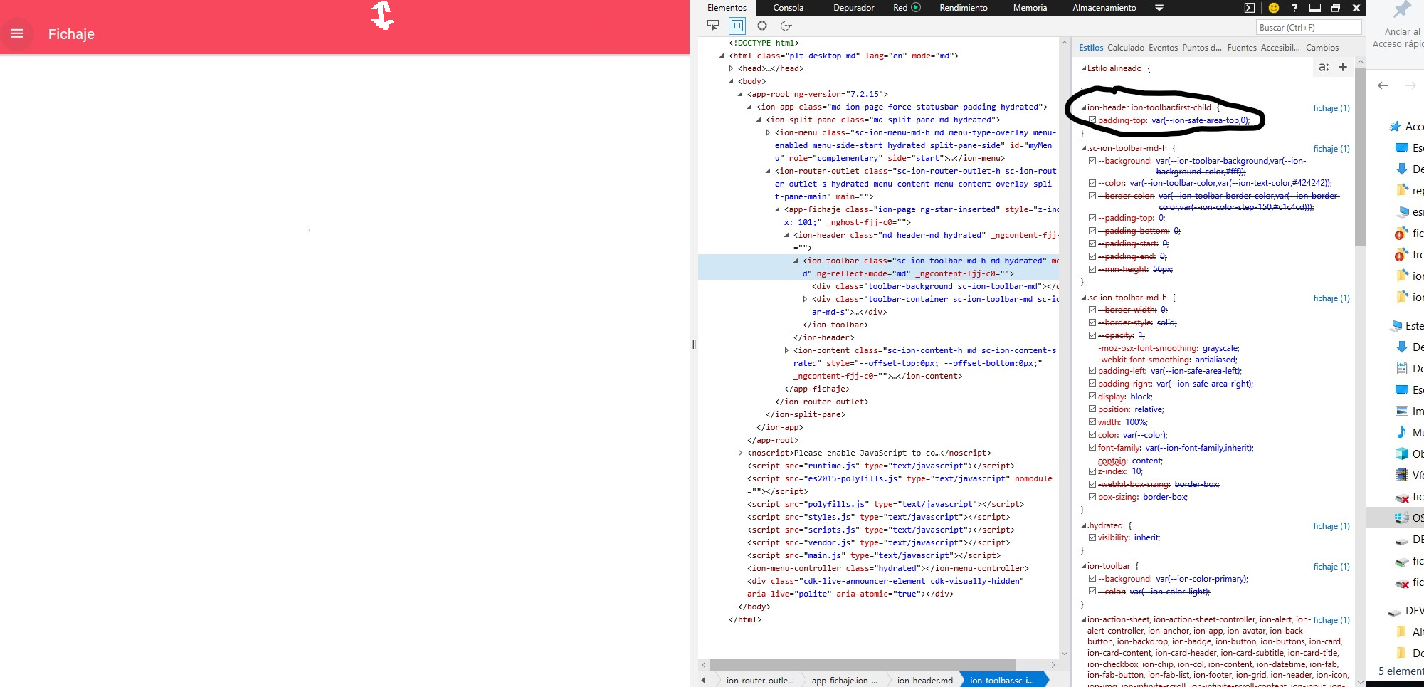 Bug Ion Safe Area Top Excesive Edge · Issue 18574 · Ionic Team Ionic Framework · Github