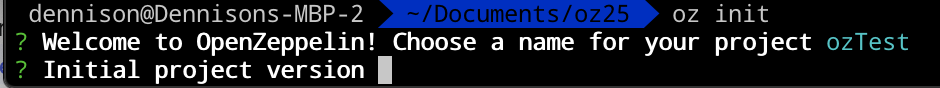 Enhancement: Enforce Semantic Versioning when running oz init. · Issue #1142 · OpenZeppelin ...