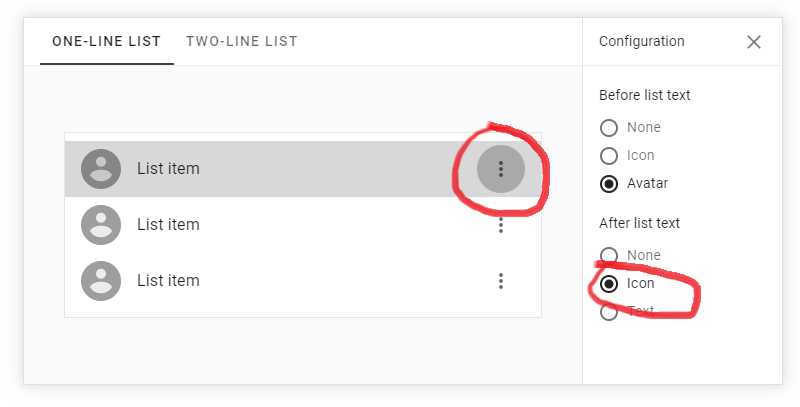 Mdc List Controls In List Item · Issue 7296 · Material Componentsmaterial Components Web