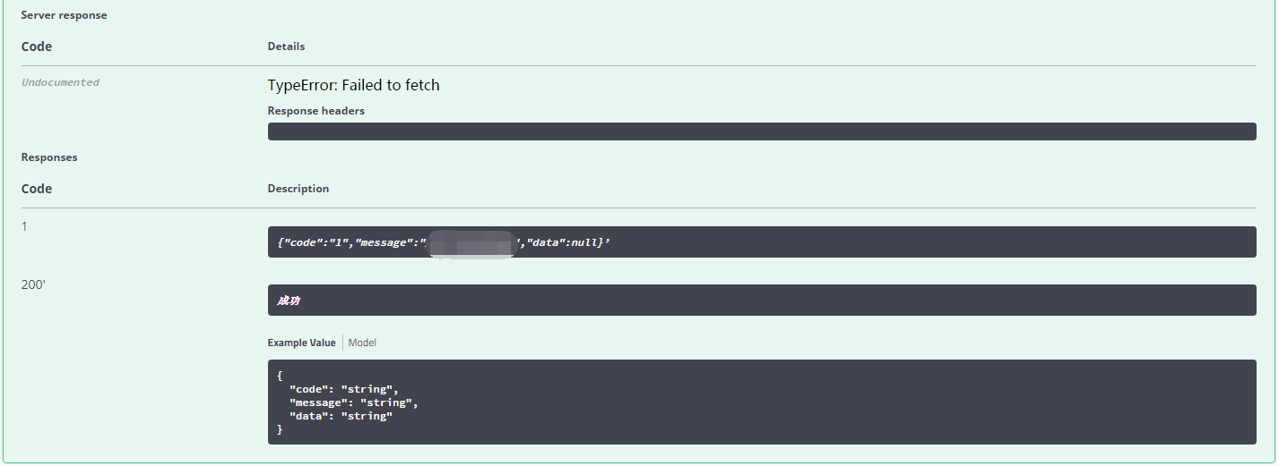 Curl Is Generated And Curl Is Correct But My Code Is Undocumented Details Are Typeerror Failed