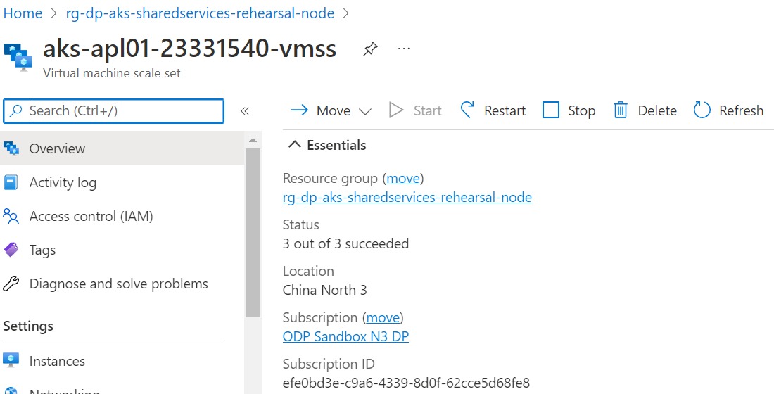 aks-preview version since 0.5.69 does not support multi AZs while add nodepool in China north3 ...