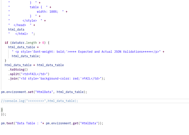 [Feature Request] Support Inline HTML Rendering under test information ...