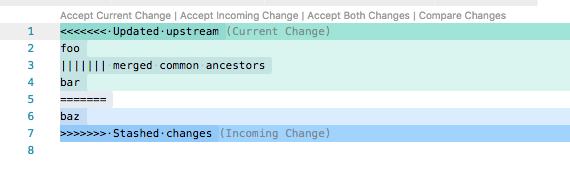 Merge conflicts do not detect diff3 conflict style · Issue #28507 ...