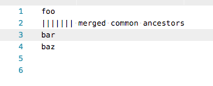 Merge conflicts do not detect diff3 conflict style · Issue #28507 ...
