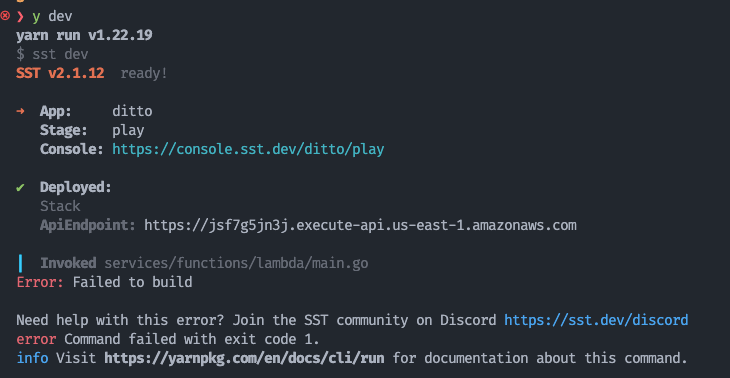 Unable To Run Go Example · Issue 2615 · Sstsst · Github 