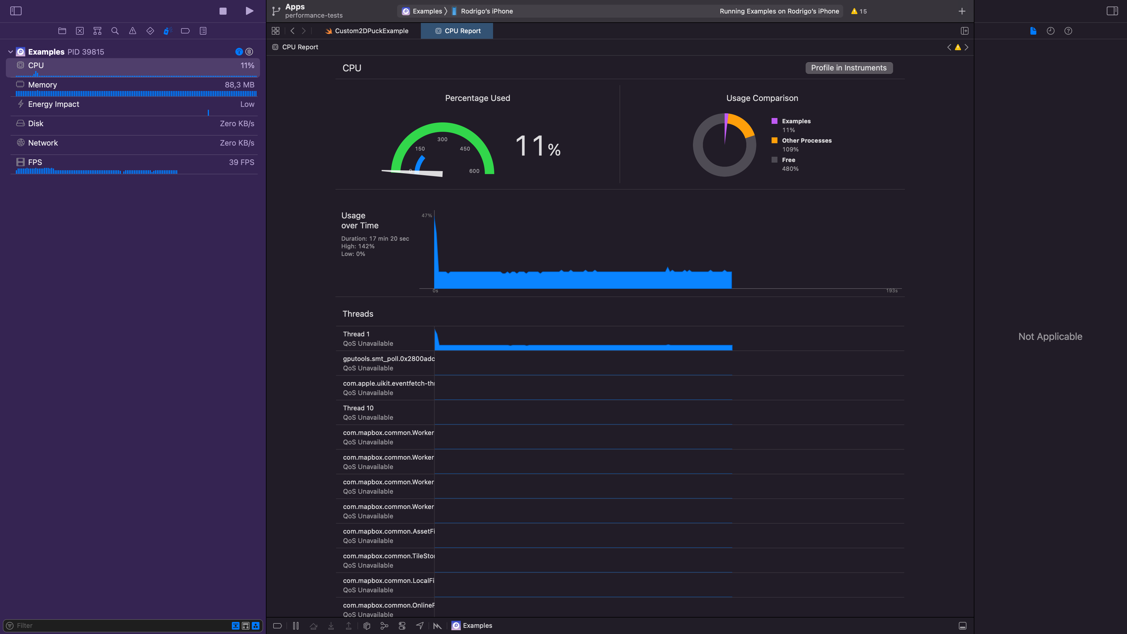 High CPU usage while MapView is idle · Issue #1558 · mapbox/mapbox-maps-ios · GitHub