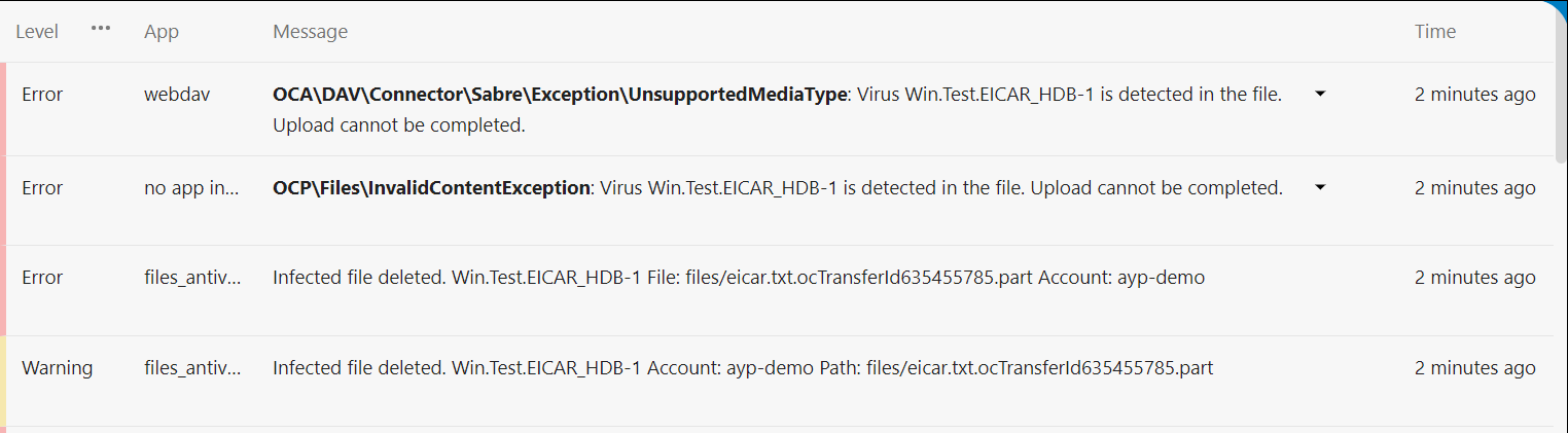 [REQUEST] Nextcloud - Enable antivirus · Issue #669 · alexbelgium ...