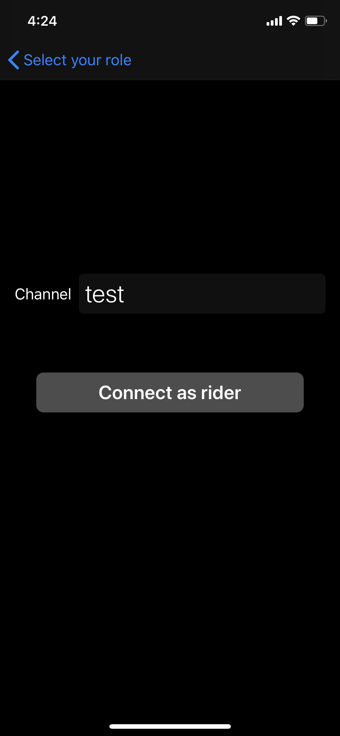 HOLD: Better layout for the "Select your role" screen in the demo app ...