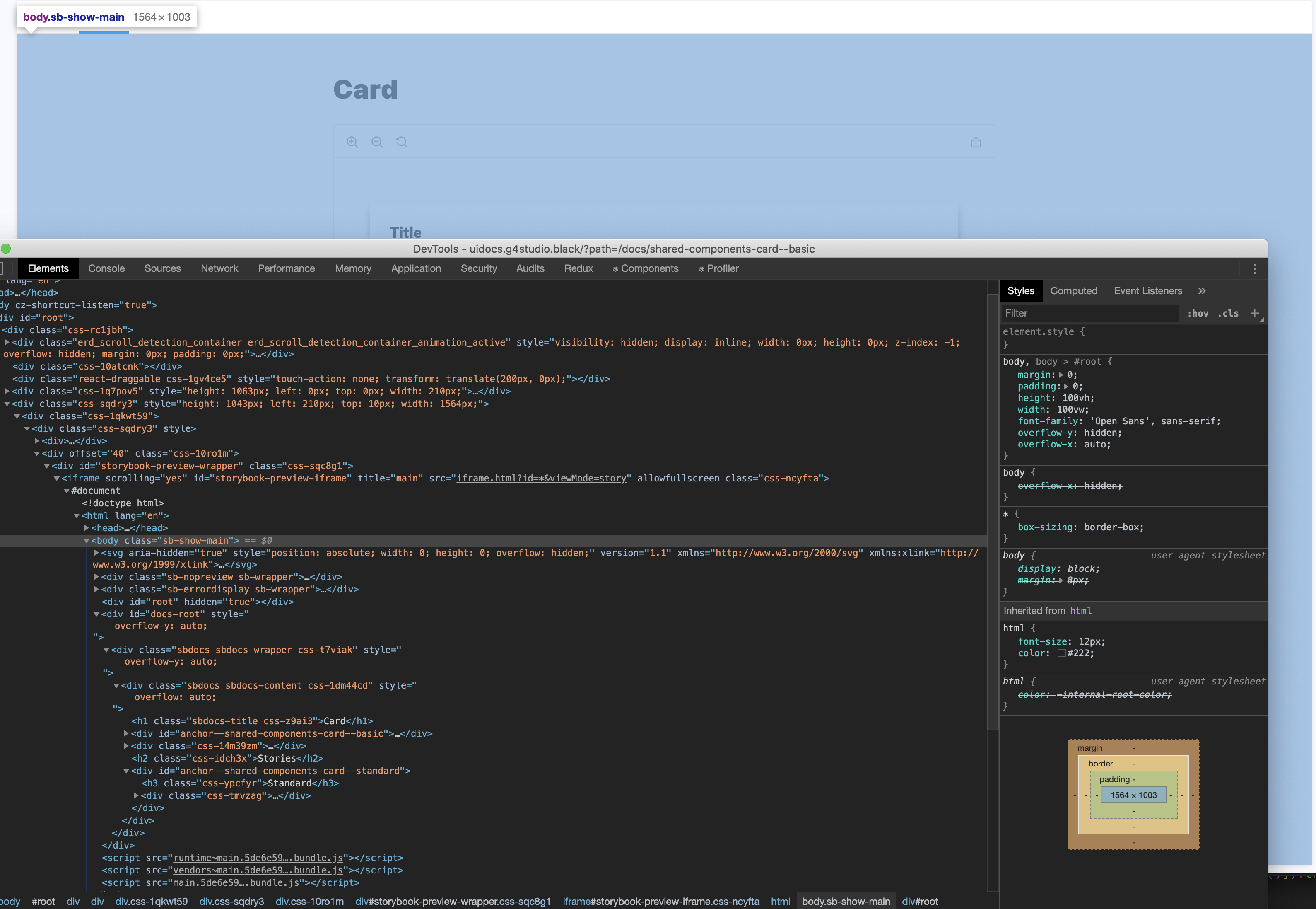 No scroll bar on documentation-only MDX pages · Issue #8809 · storybookjs/storybook · GitHub