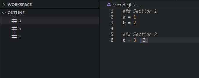 Showing cell headers in outline · Issue #2894 · julia-vscode/julia ...