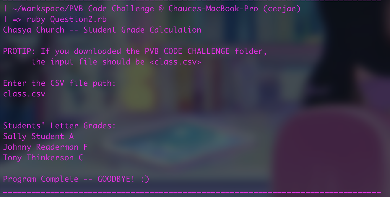 GitHub - Chauce/PVB-Code-Challenge: Code Challenge Repo