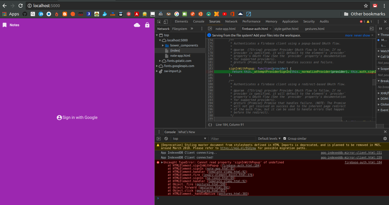 auth not working? · Issue #153 · googlecodelabs/feedback · GitHub