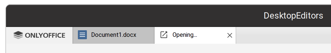 Creating a new document from the right-click context menu results in an unecessary tab titled ...