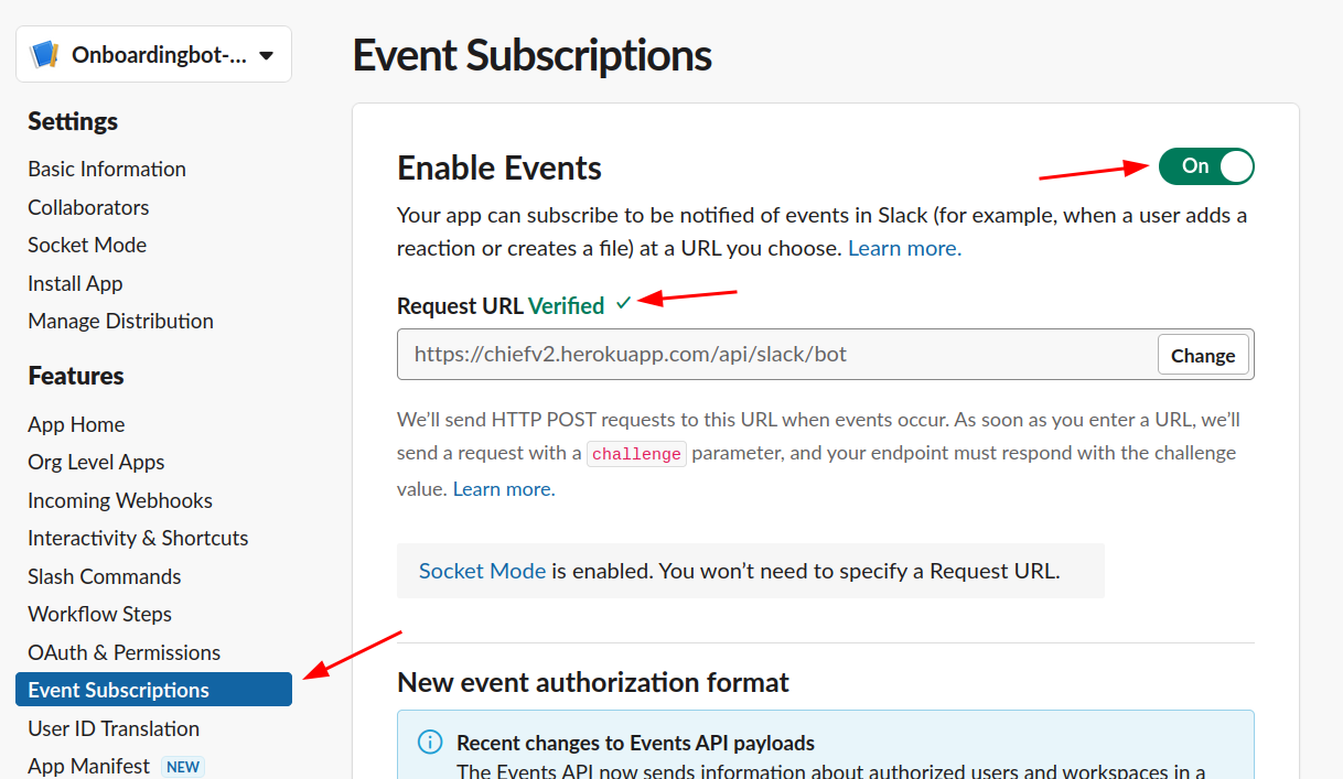 URL verification in slack fails · Issue #266 · chiefonboarding/ChiefOnboarding · GitHub